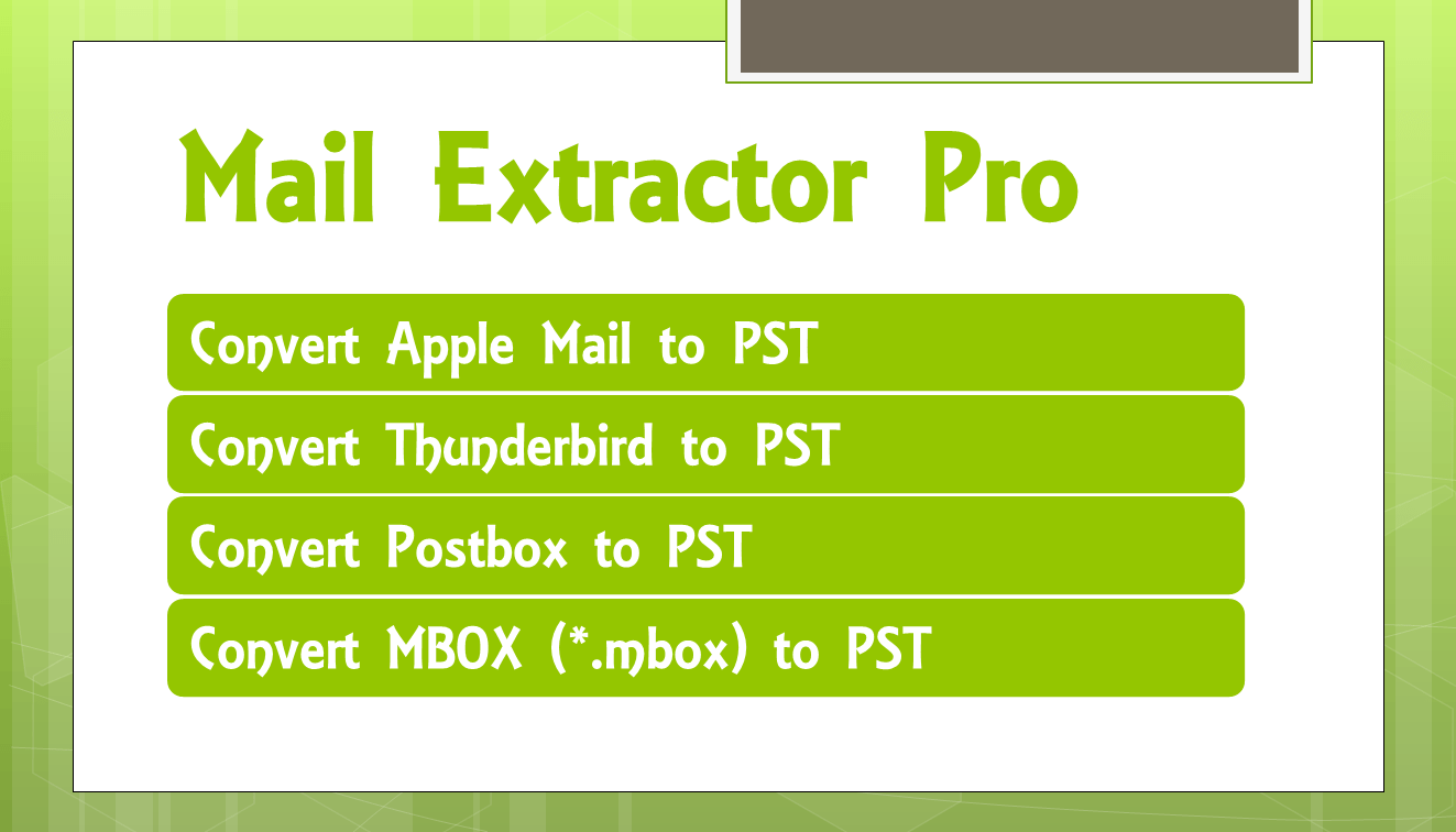 Migrate Data Across Mac Mail And Outlook For Mac And Windows